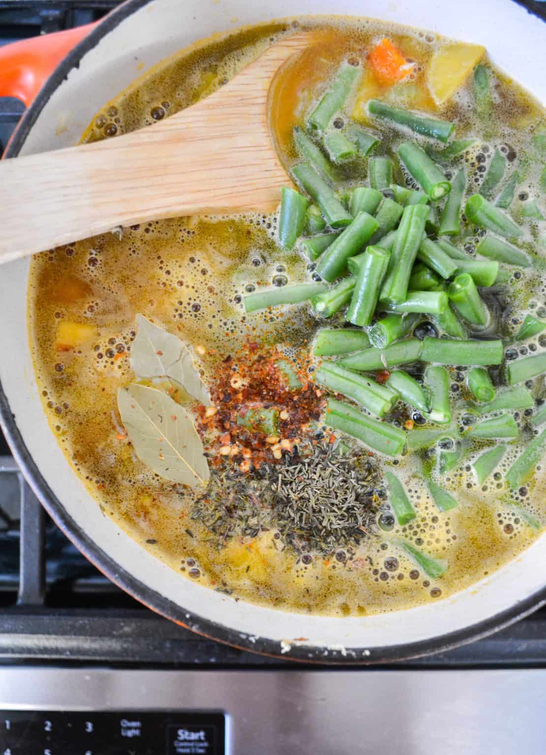 Vegan Acorn Squash and White Bean Stew - Earthly Provisions
