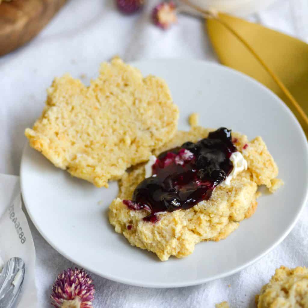 Quick Cornmeal Drop Biscuits (Vegan!) - Earthly Provisions