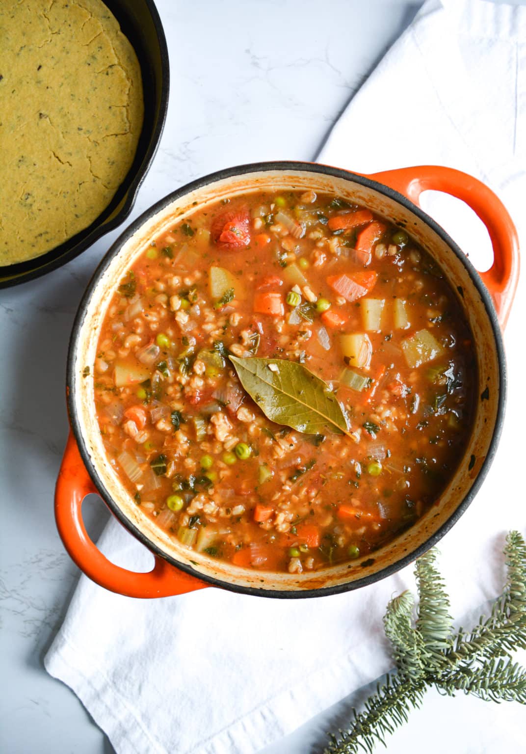 Vegan Vegetable and Barley Stew - Earthly Provisions