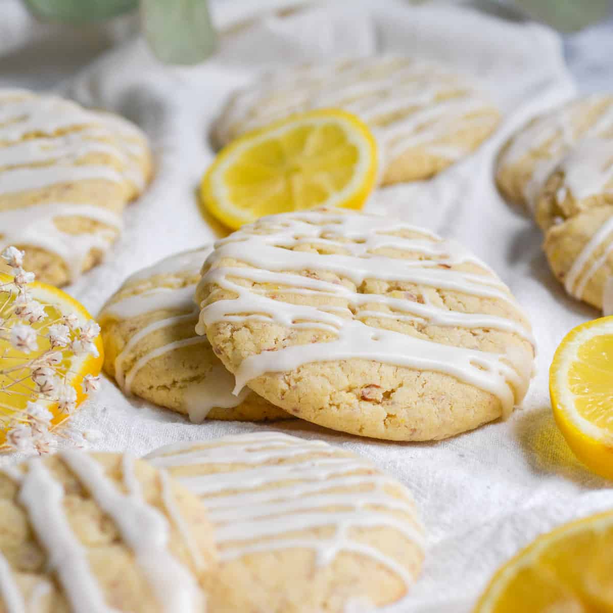 Vegan Lemon Cookies with Lemon Icing- Earthly Provisions
