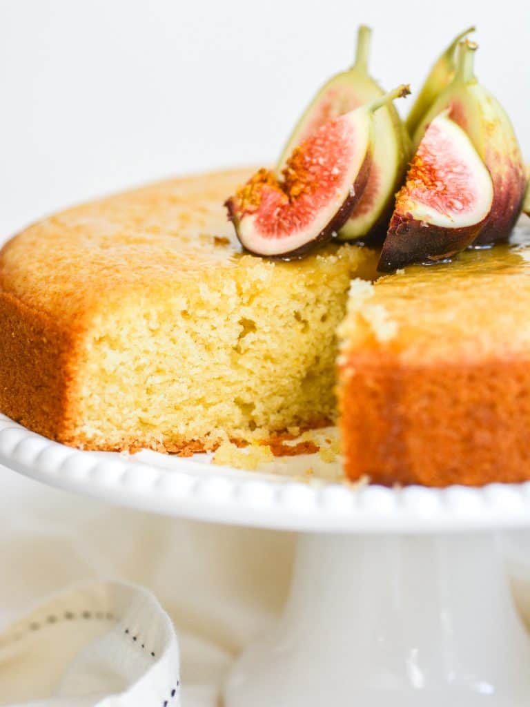 Vegan Olive Oil Cake with Cardamom Honey - Earthly Provisions