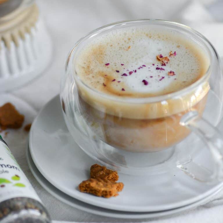 Cardamom Latte (easy)- Earthly Provisions