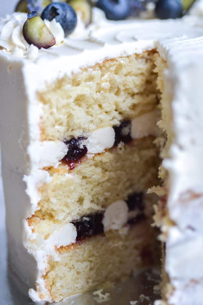 Vegan Blueberry Jam Cake - Earthly Provisions