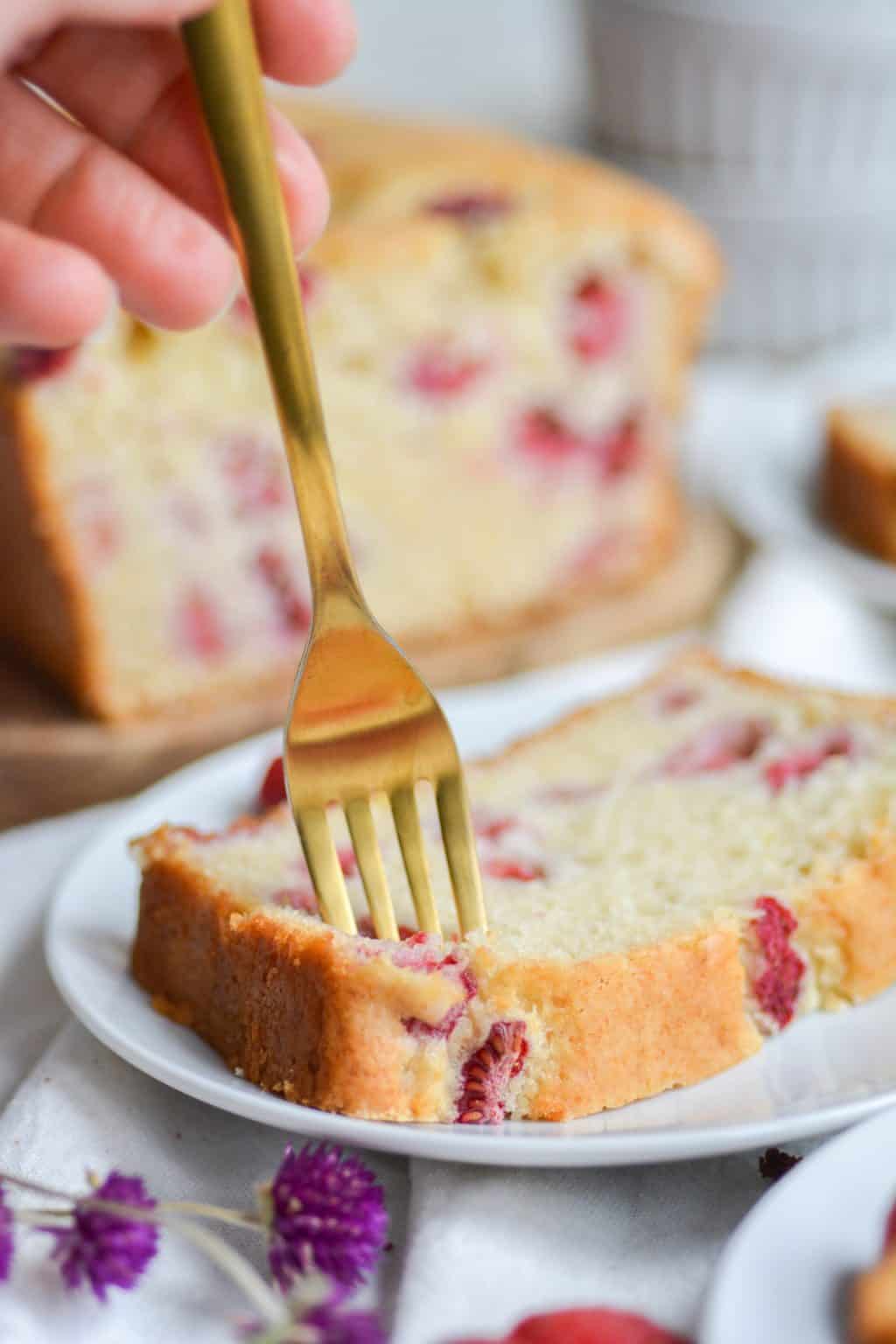 Vegan Lemon Raspberry Cake - Earthly Provisions