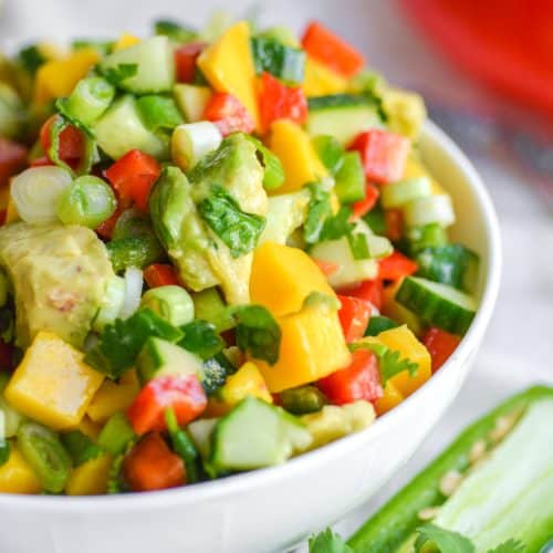 Cucumber Mango Avocado Salad - Earthly Provisions