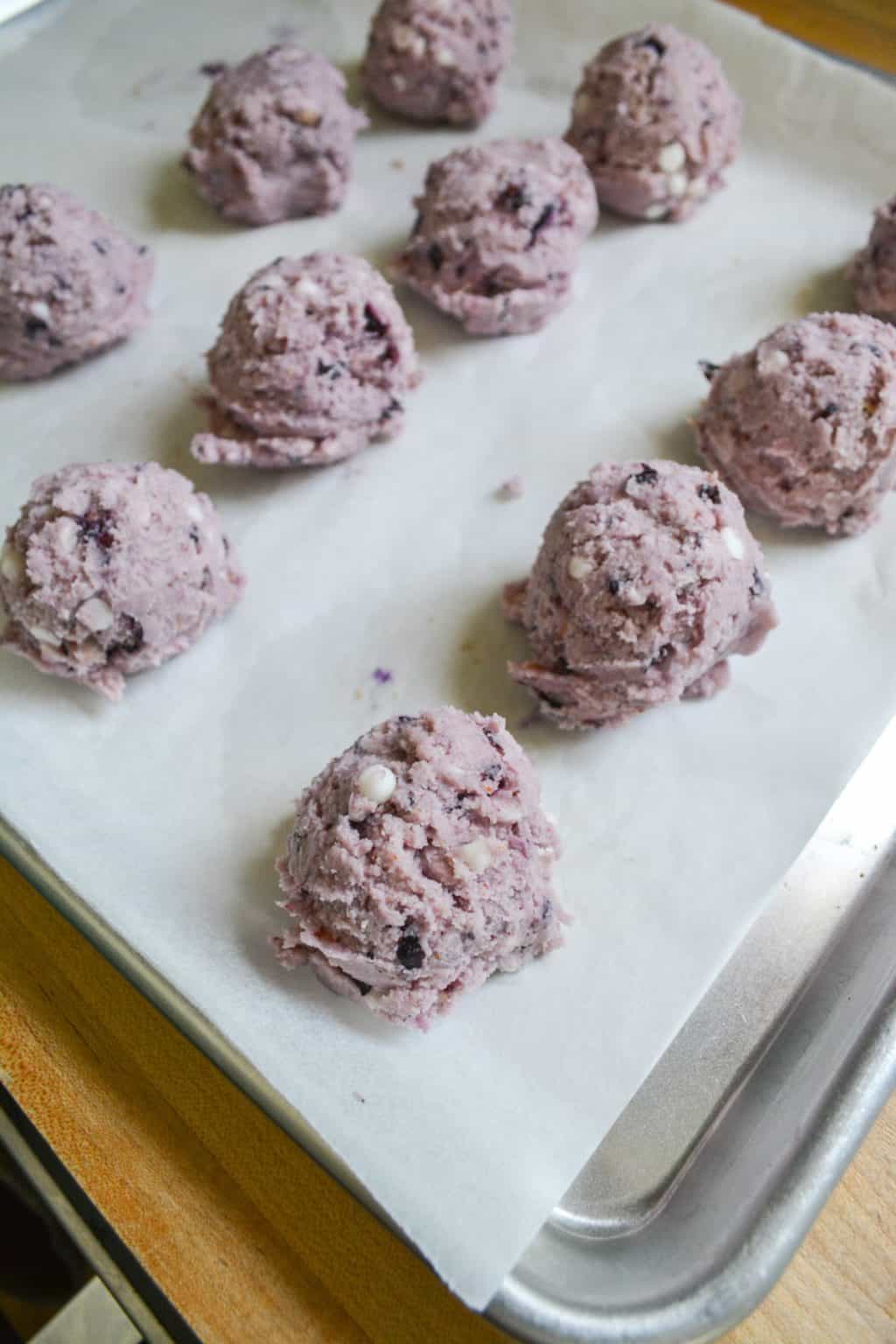 Easy Vegan Lemon Blueberry Sugar Cookies - Earthly Provisions