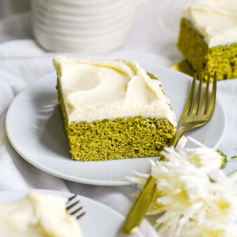 Easy Vegan Matcha Cake - Earthly Provisions