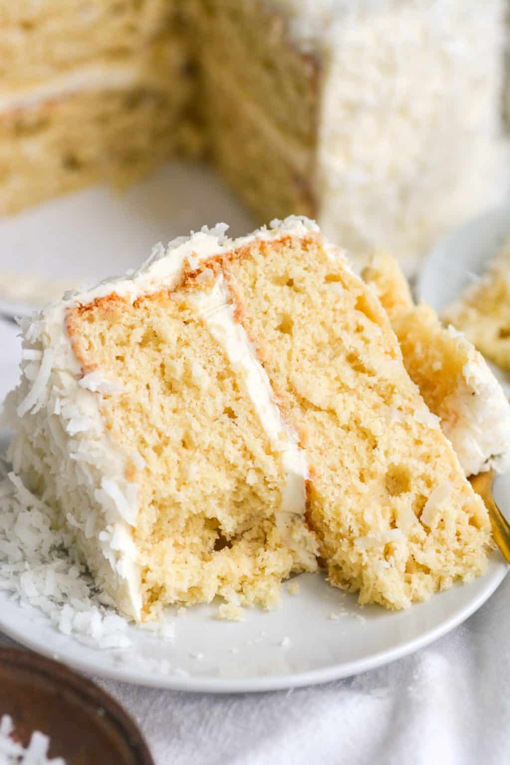 The Best Vegan Coconut Cake (Soft & Moist!)- Earthly Provisions