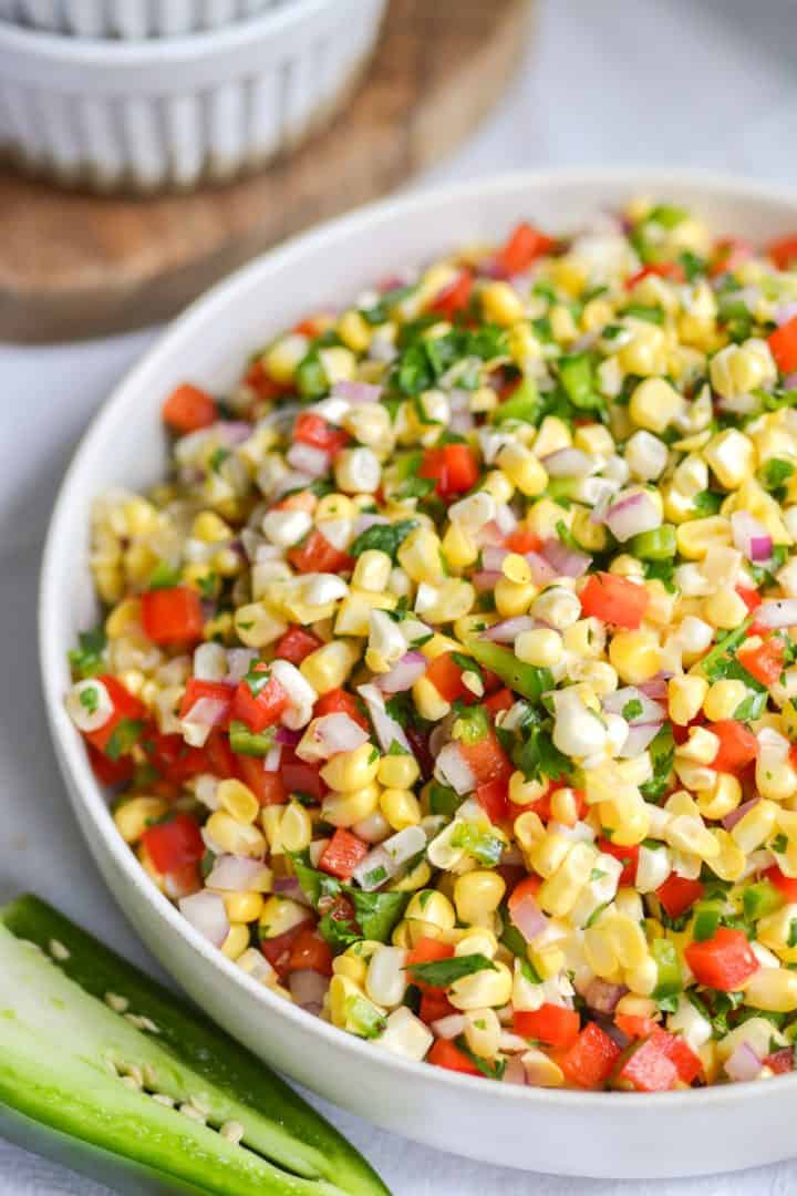 Easy Corn Salsa Recipe (10 Minute Recipe!) - Earthly Provisions