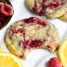 Lemon Raspberry Cookies (Vegan!) - Earthly Provisions