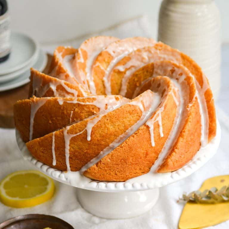 Easy Vegan Lemon Bundt Cake (So Moist!)