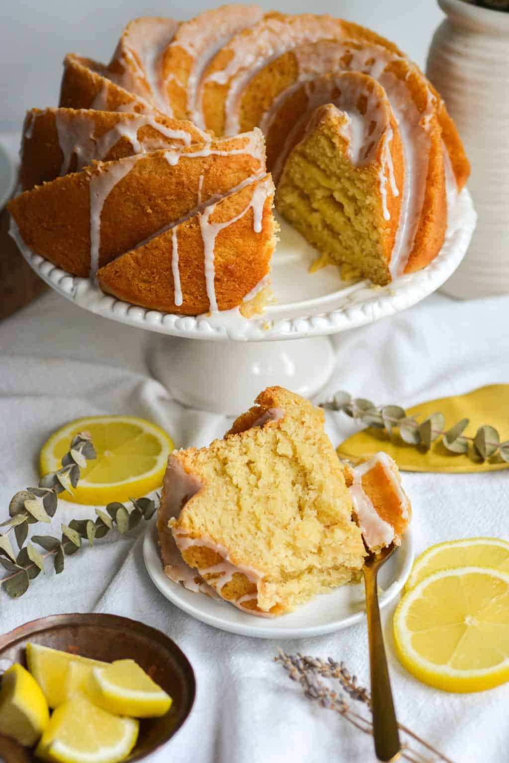 Easy Vegan Lemon Bundt Cake (So Moist!)