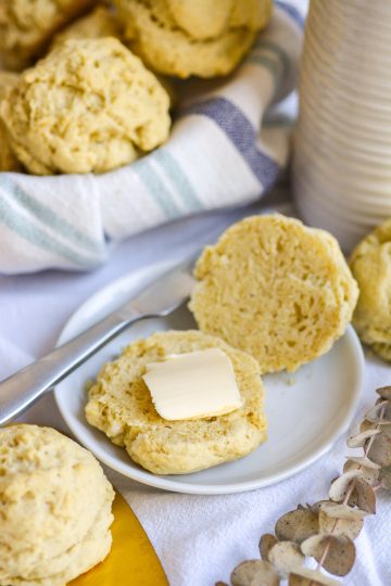 Olive Oil Biscuits (quick and easy!) - Earthly Provisions