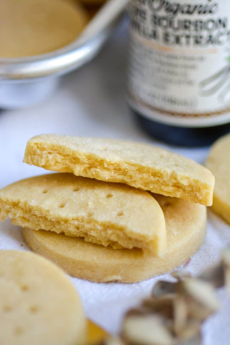 Vegan Shortbread Cookies (No Chill!) - Earthly Provisions