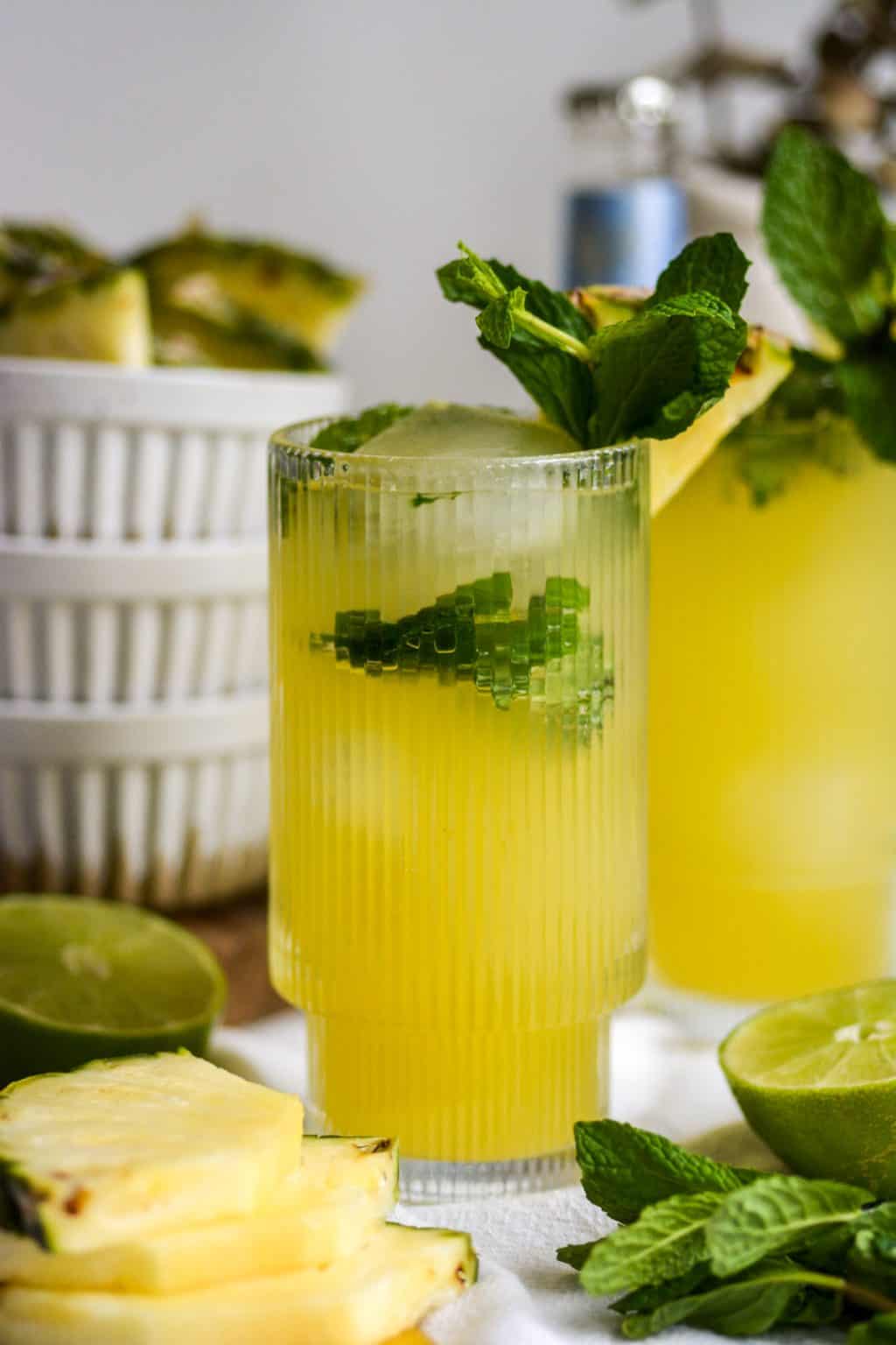 Pineapple Mojito Mocktail - Earthly Provisions