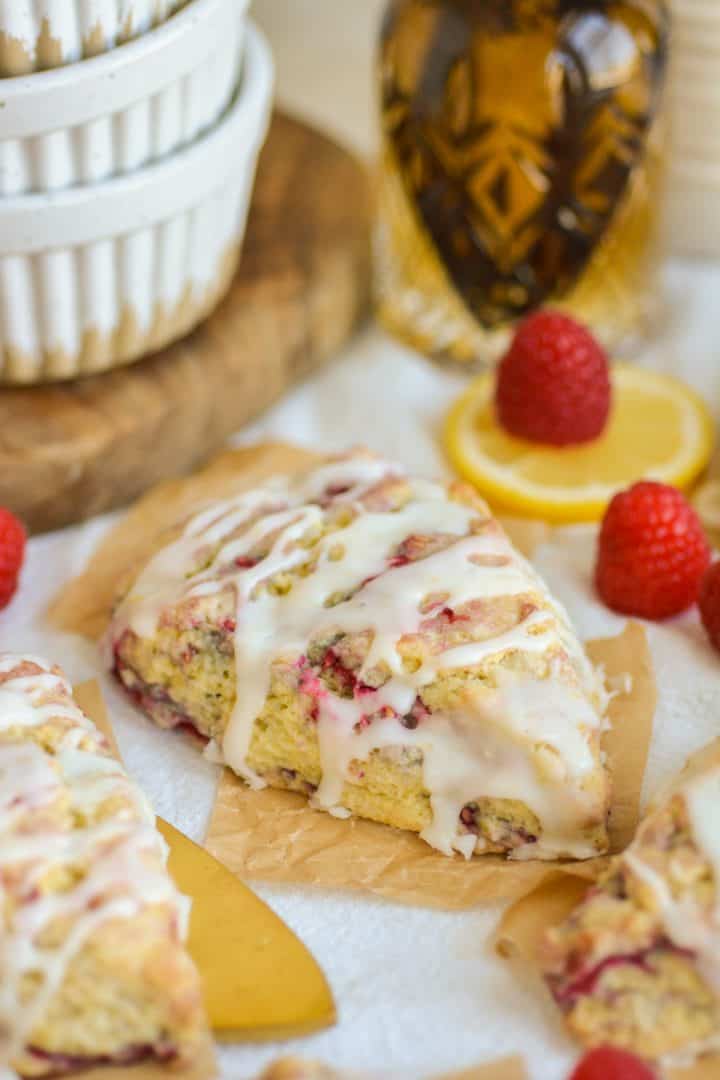 Lemon Raspberry Scones - Earthly Provisions