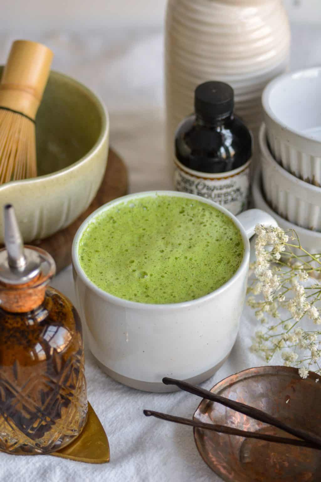 Vanilla Matcha Latte - Earthly Provisions