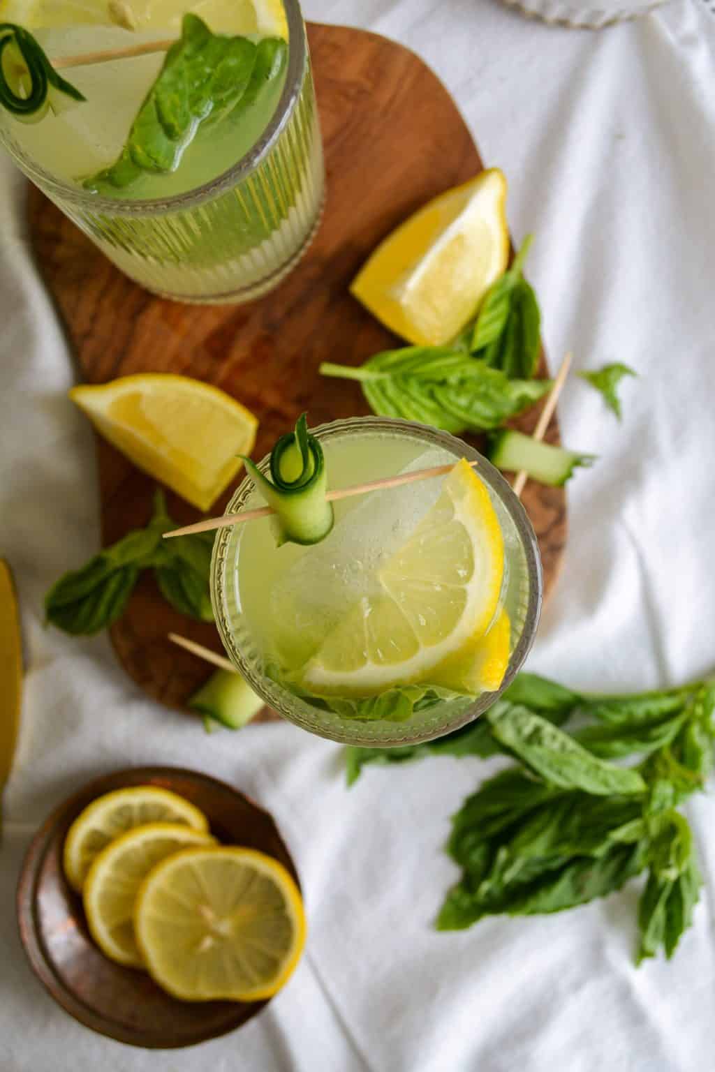Cucumber Basil Mocktail - Earthly Provisions