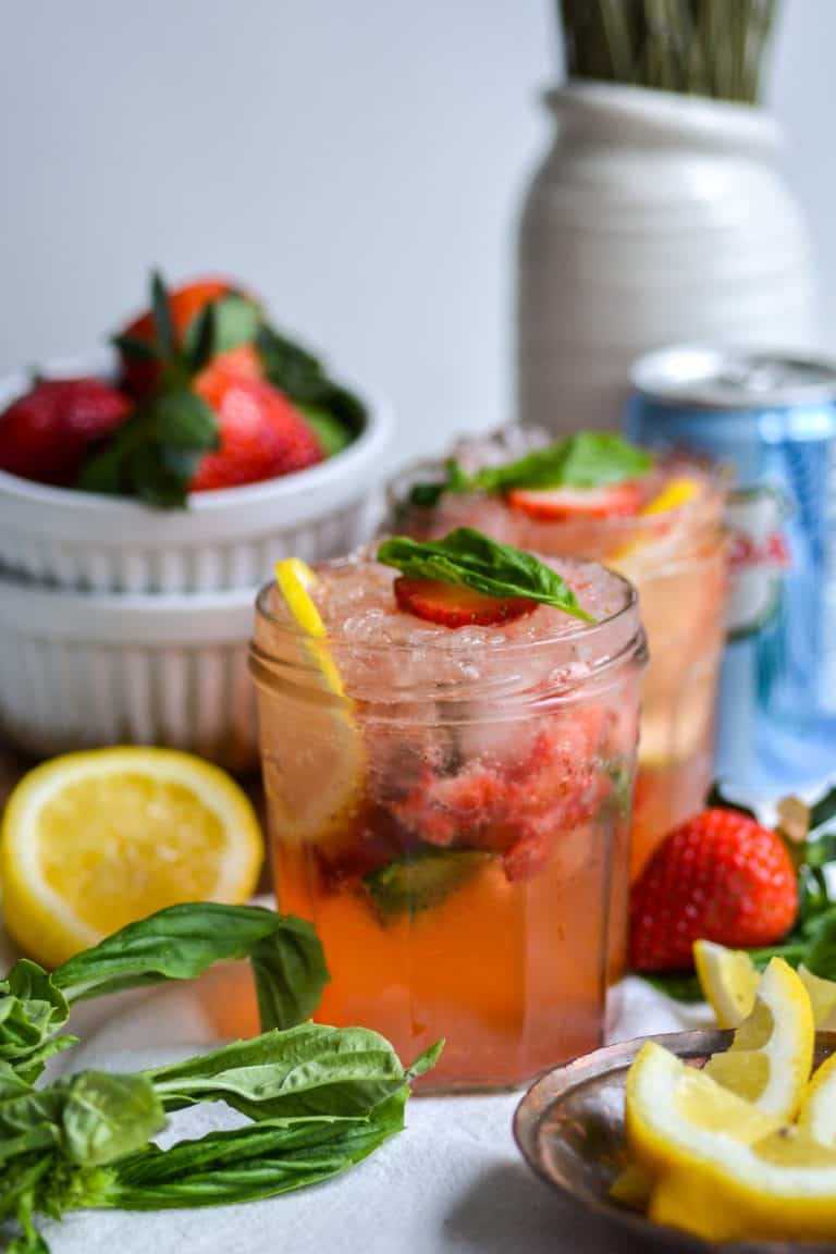 Strawberry Basil Mocktail - Earthly Provisions