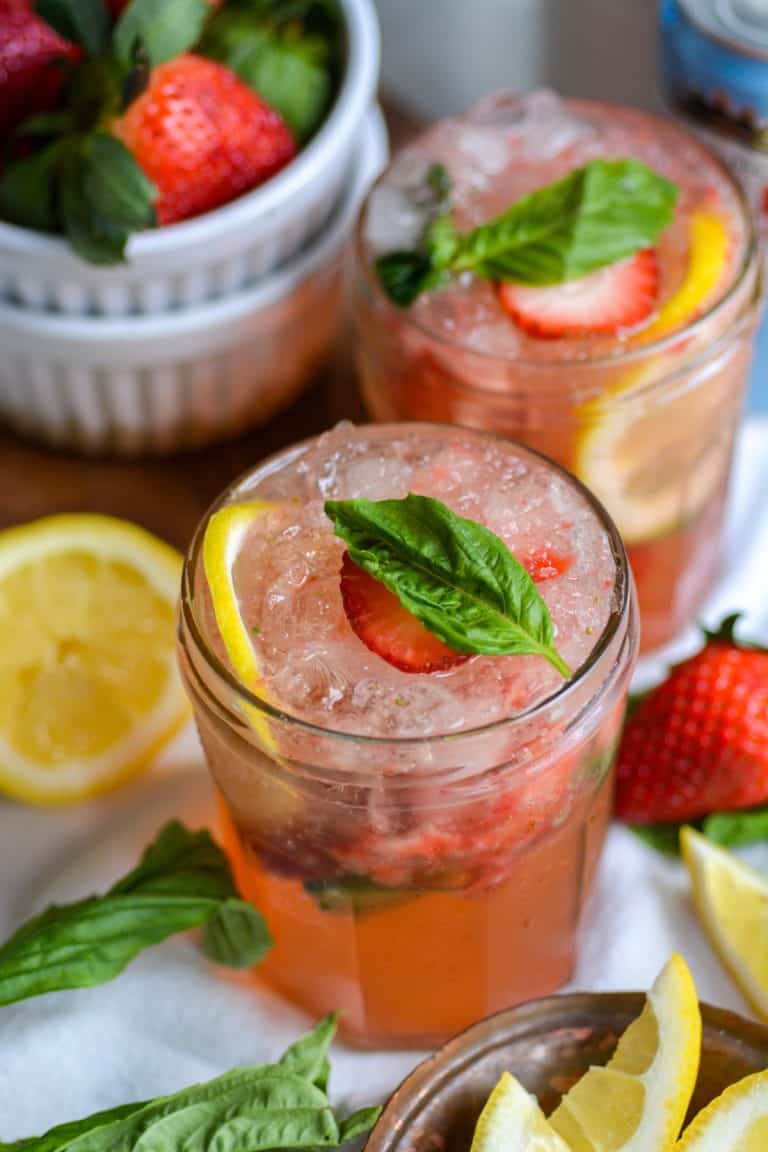 Strawberry Basil Mocktail - Earthly Provisions
