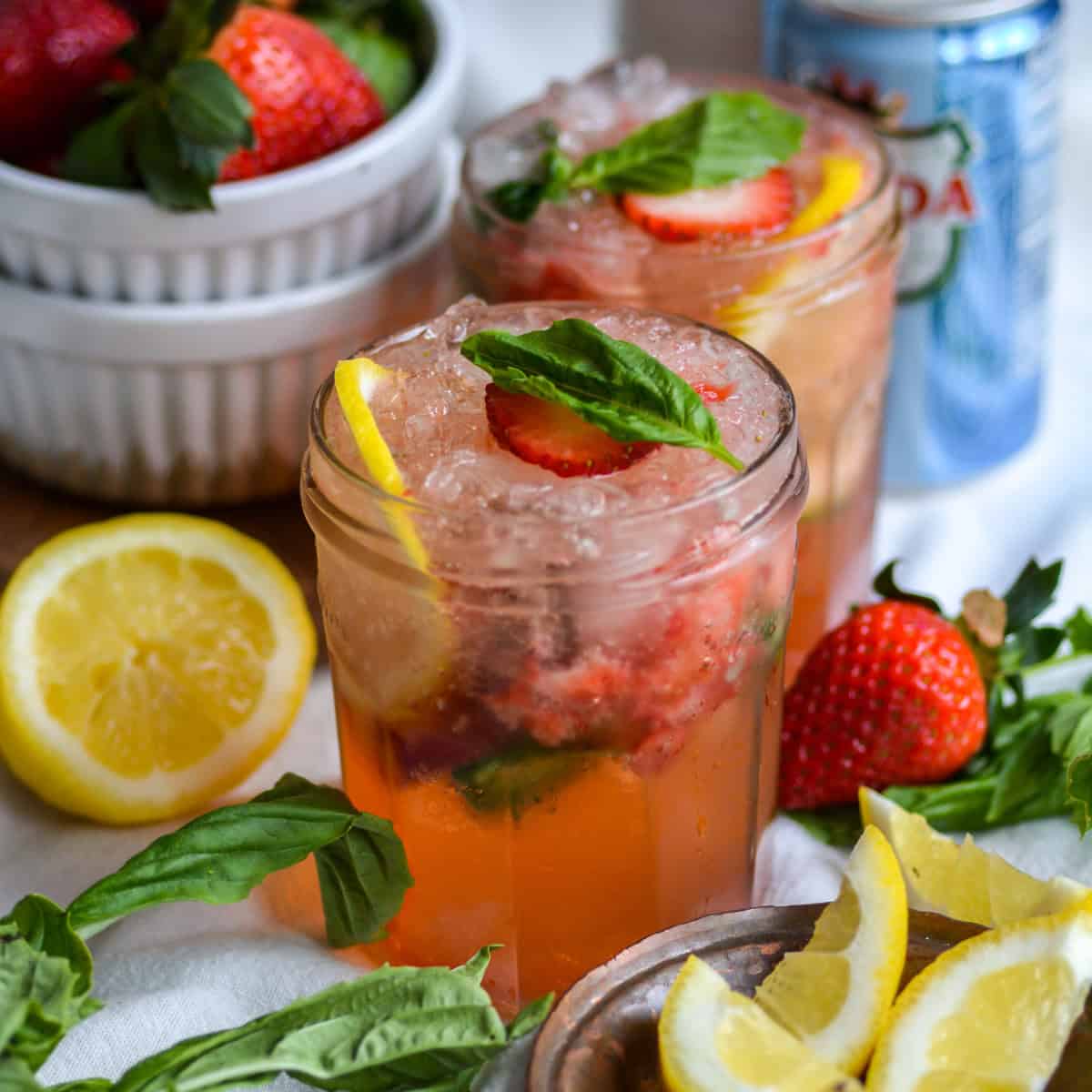Strawberry Basil Mocktail - Earthly Provisions