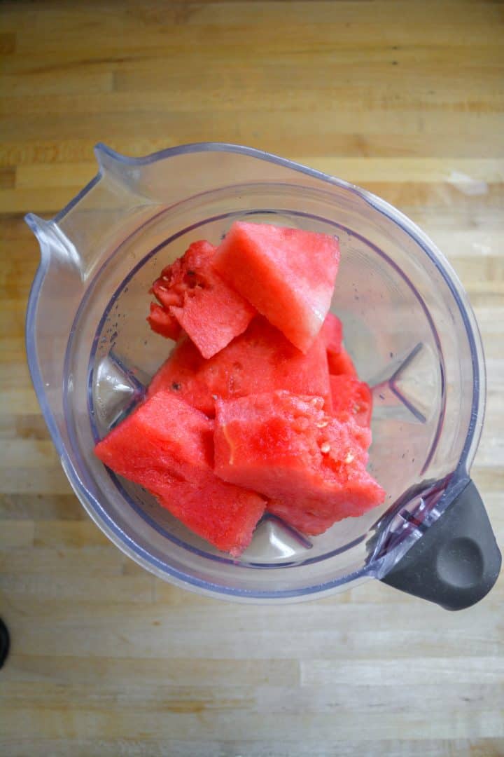 Watermelon Vodka Cocktail with Basil (perfect for Summer!)