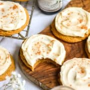Vegan Iced Pumpkin Cookies - Earthly Provisions