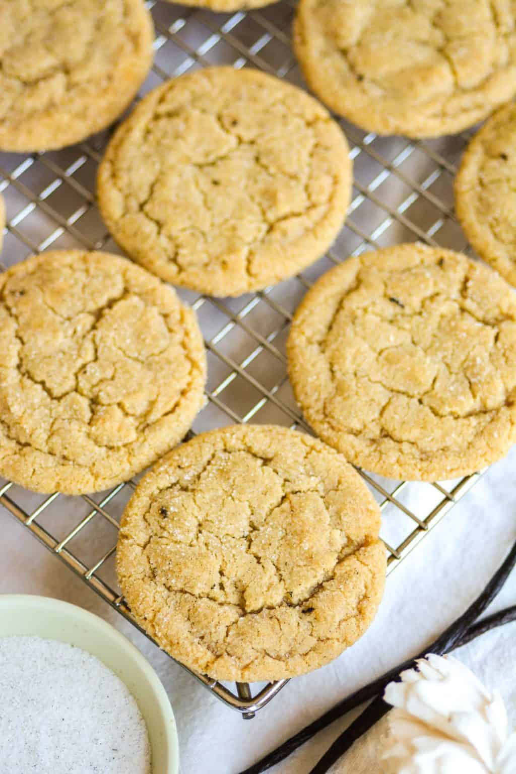 Vanilla Bean Cookies (Vegan!) - Earthly Provisions